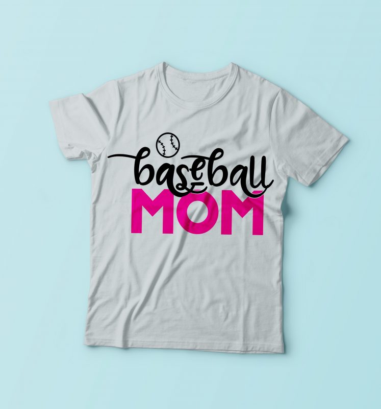 Baseball Mom Vector T Shirt Design Buy T Shirt Designs
