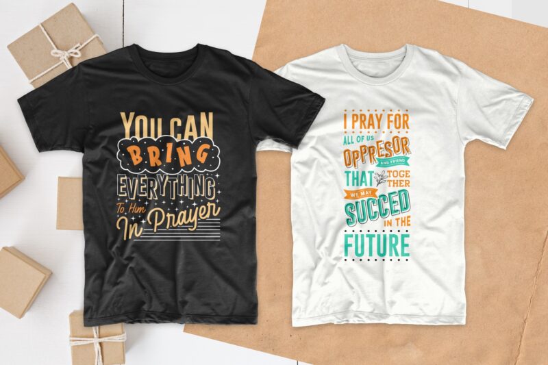 Prayer T Shirt Design Bundle Typography T Shirt Design Religion T
