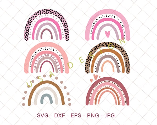 Rainbow SVG, Boho Rainbow svg, Leopard, Cheeta svg, Rainbow clipart ... Rainbow SVG, Boho Rainbow svg, Leopard, Cheeta svg, Rainbow clipart ...