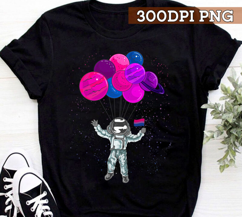 Astronaut Bisexuality Png File For Shirt Bisexual Flag Design Space