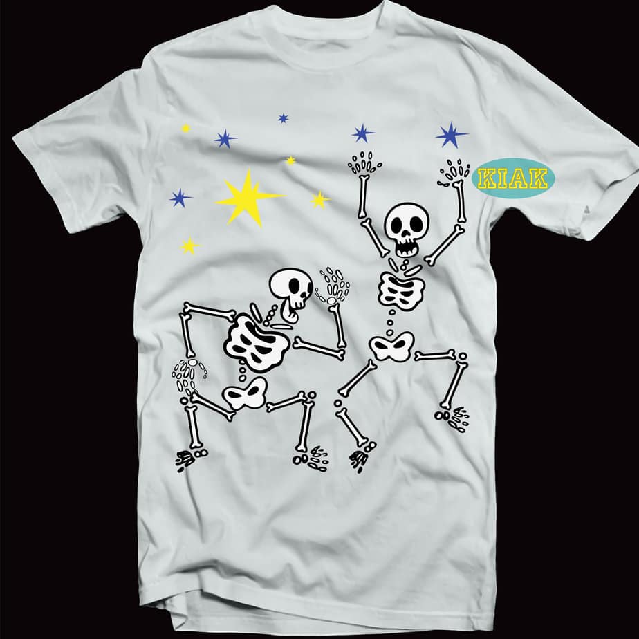 Skeletons Dancing on Halloween Night Svg, Dancing Skeleton Svg ... Skeletons Dancing on Halloween Night Svg, Dancing Skeleton Svg ...