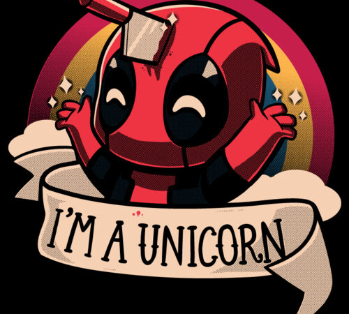I M A Unicorn Deadpool Lovers Advenger Shirt Deadpool Png File Buy