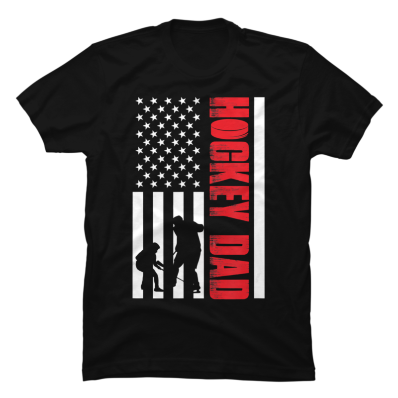 Mens Hockey Dad Shirt 4th Of July Us Flag Fathers Day Buy T Shirt