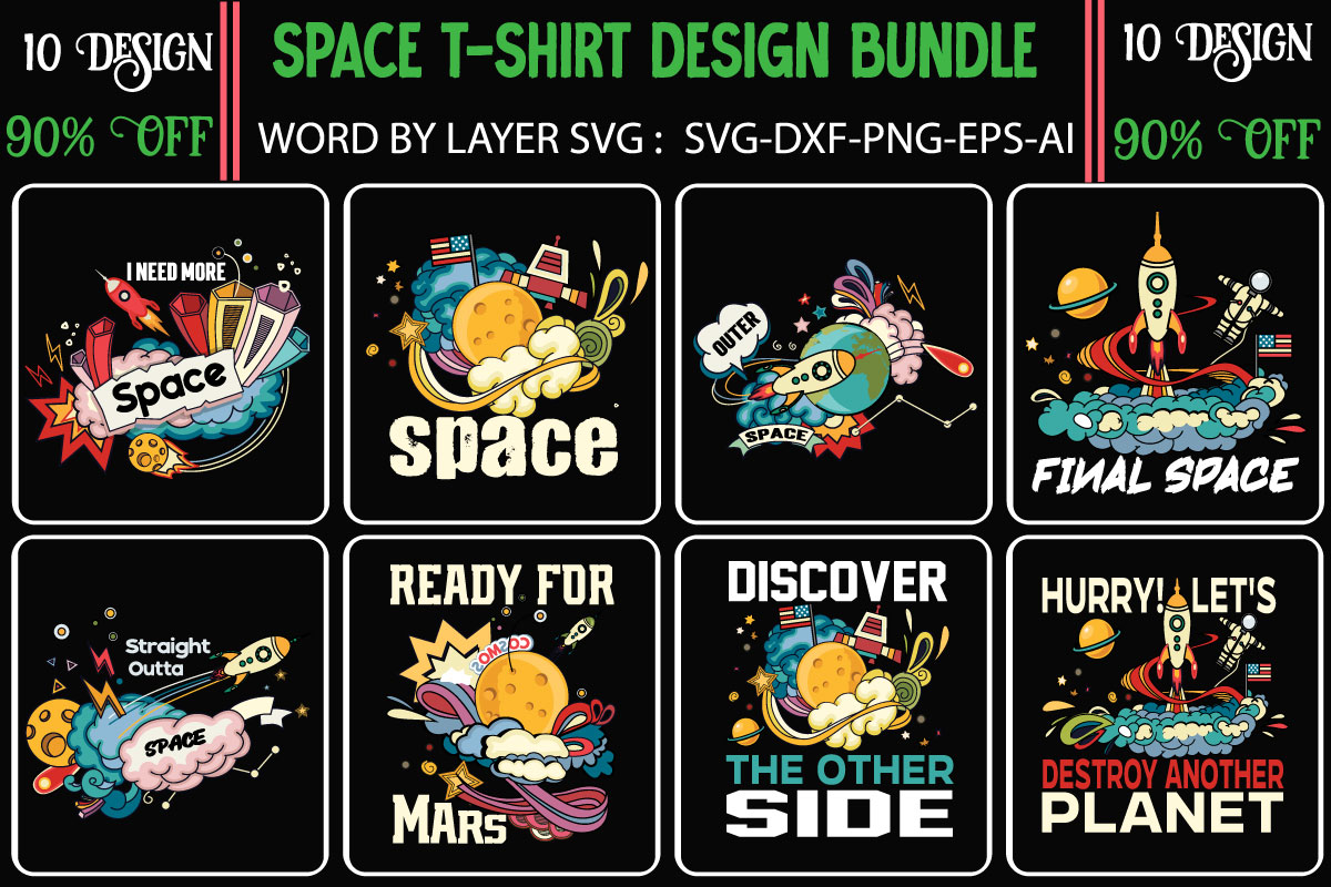 Space T shirt Design Bundle Final Space T shirt Design space Spacex Space T shirt Design Bundle Final Space T shirt Design space Spacex