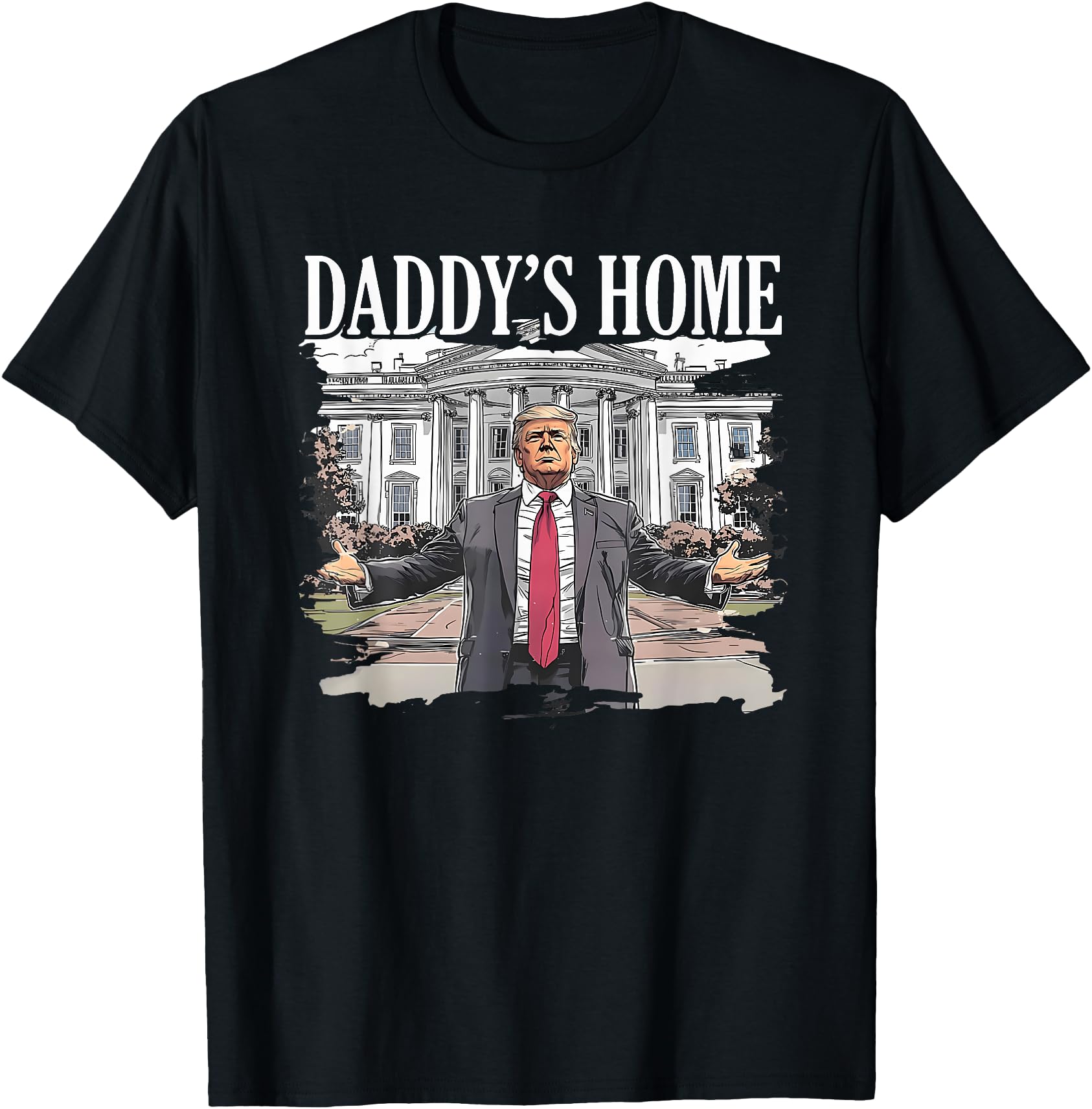 Trump Daddys Home White House 2024 T-Shirt - Buy t-shirt designs